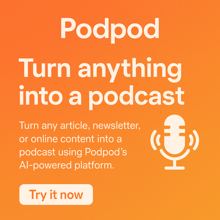 Podpod – Turn Anything into a Podcast with AI - Boost Web App